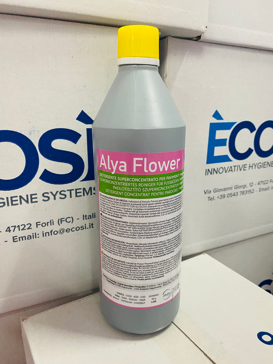 ALYA FLOWER LT.1 ECOSI' Detergente Profumato per pavimenti Floreale ...